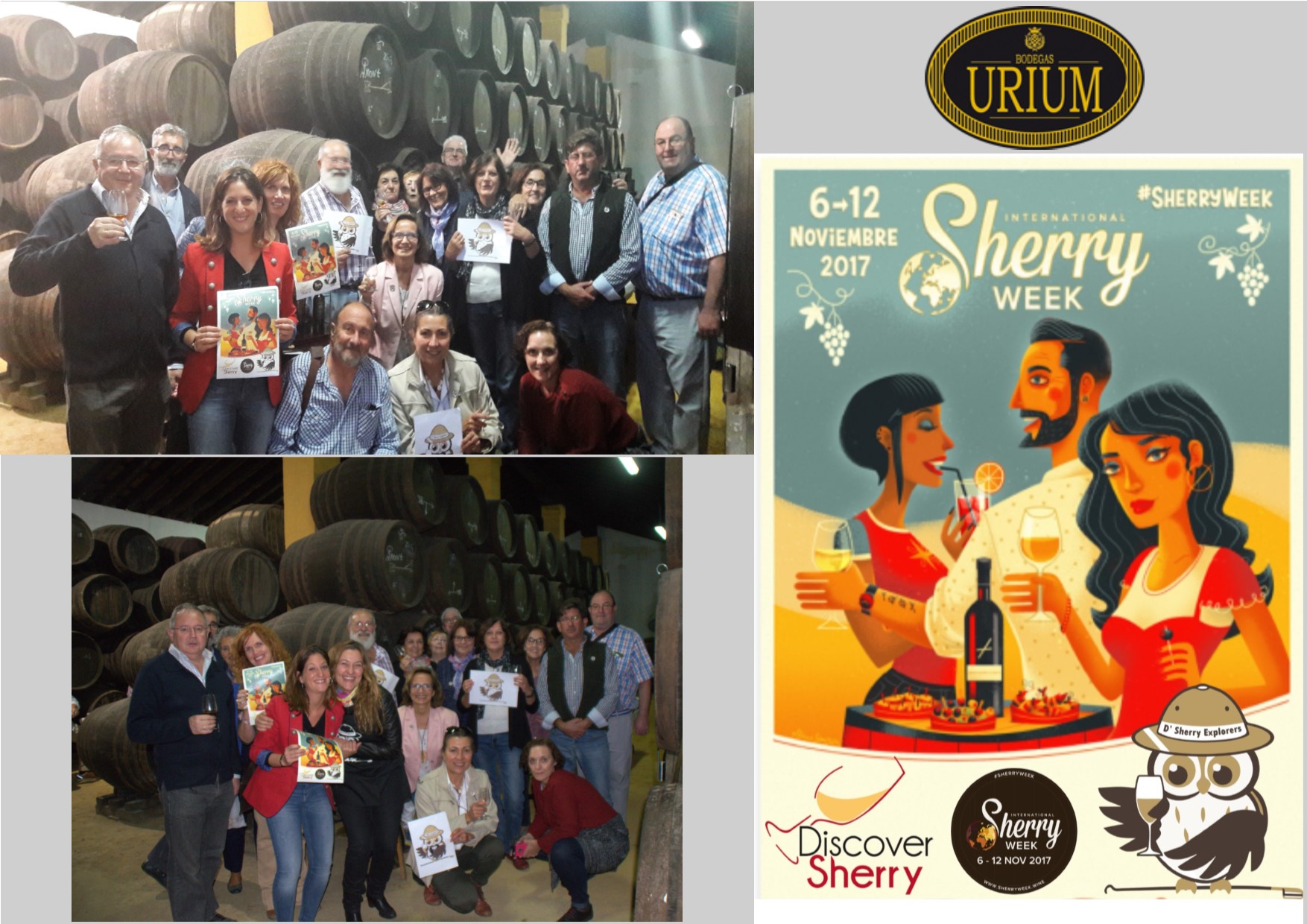 Bodegas Urium y los Sherry Explorers celebran la International Sherry ...